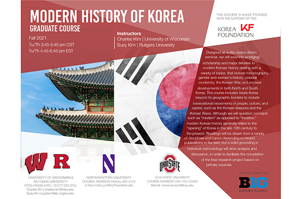 New graduate-level course on 20th Century Korean History to be offered ...